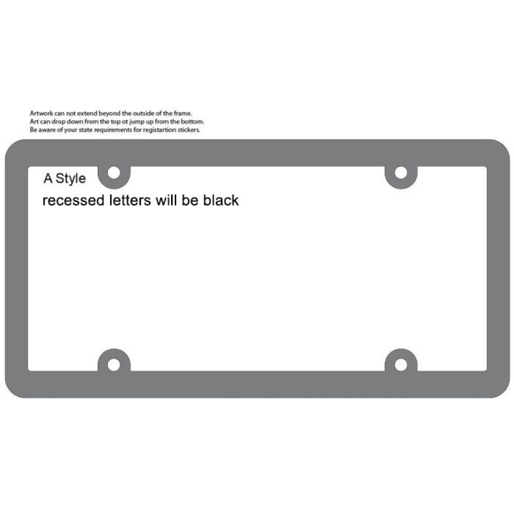 Custom Metal License Plate Frames