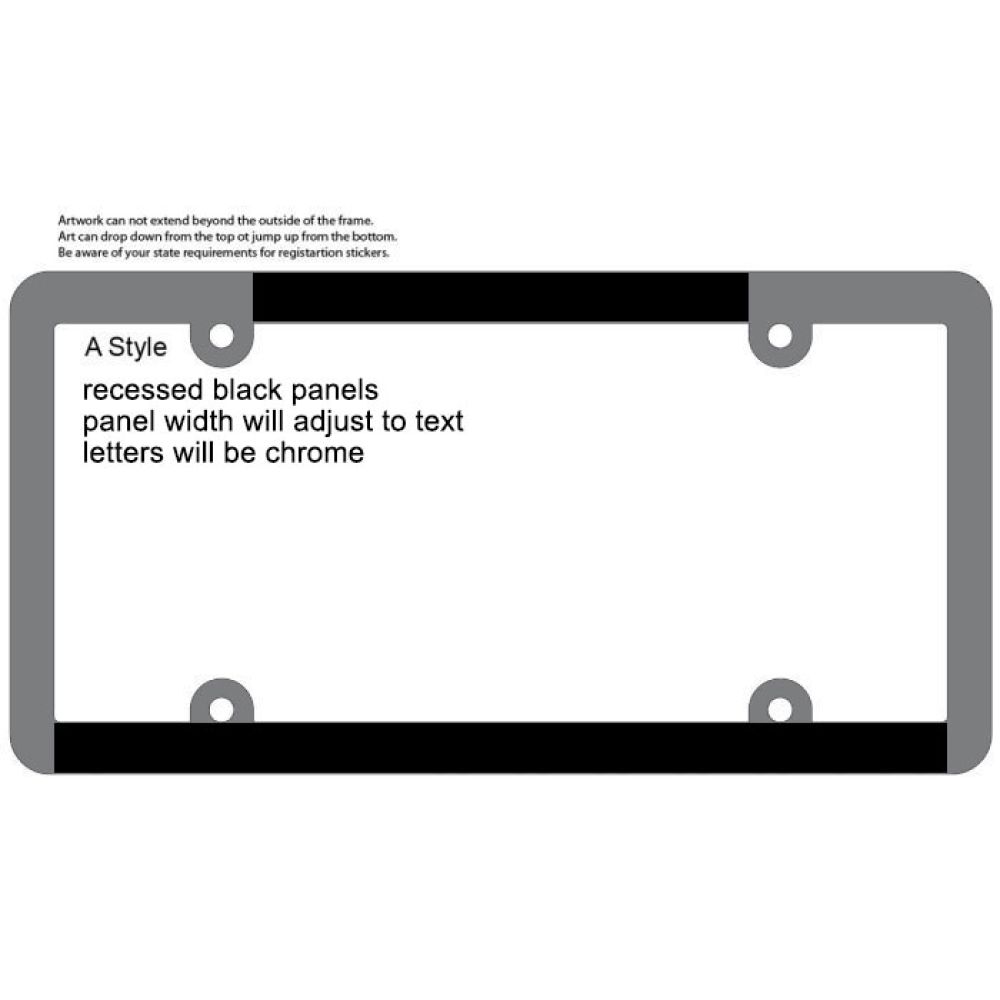 Chrome Faced Plastic Frames from GPP