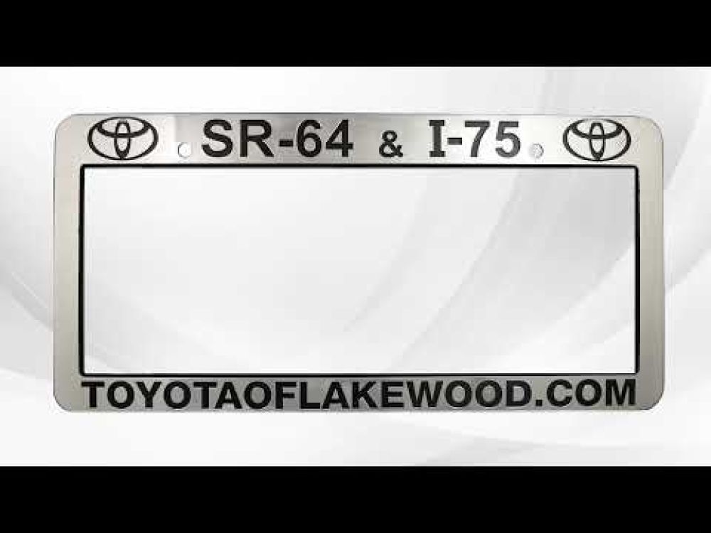 Chrome Faced Plastic Frames from GPP