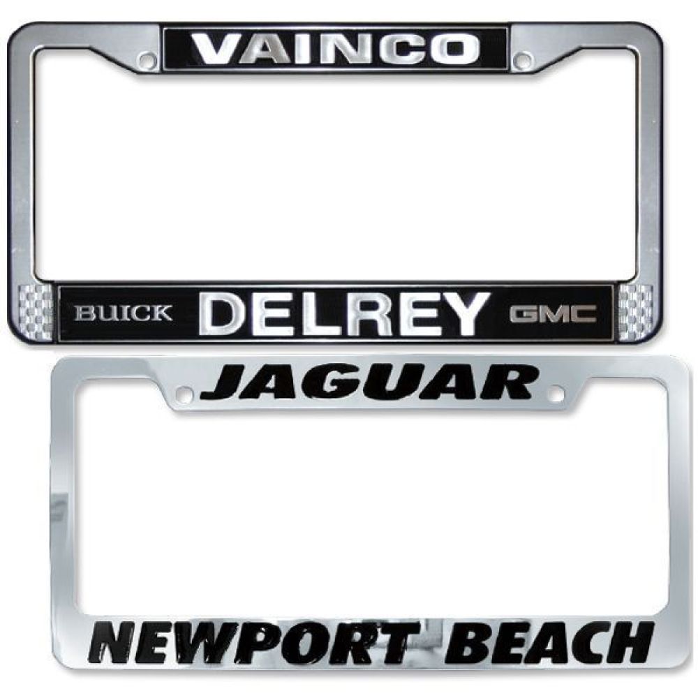 Custom Metal License Plate Frames