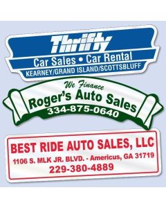 Custom Dealership Logo Decals